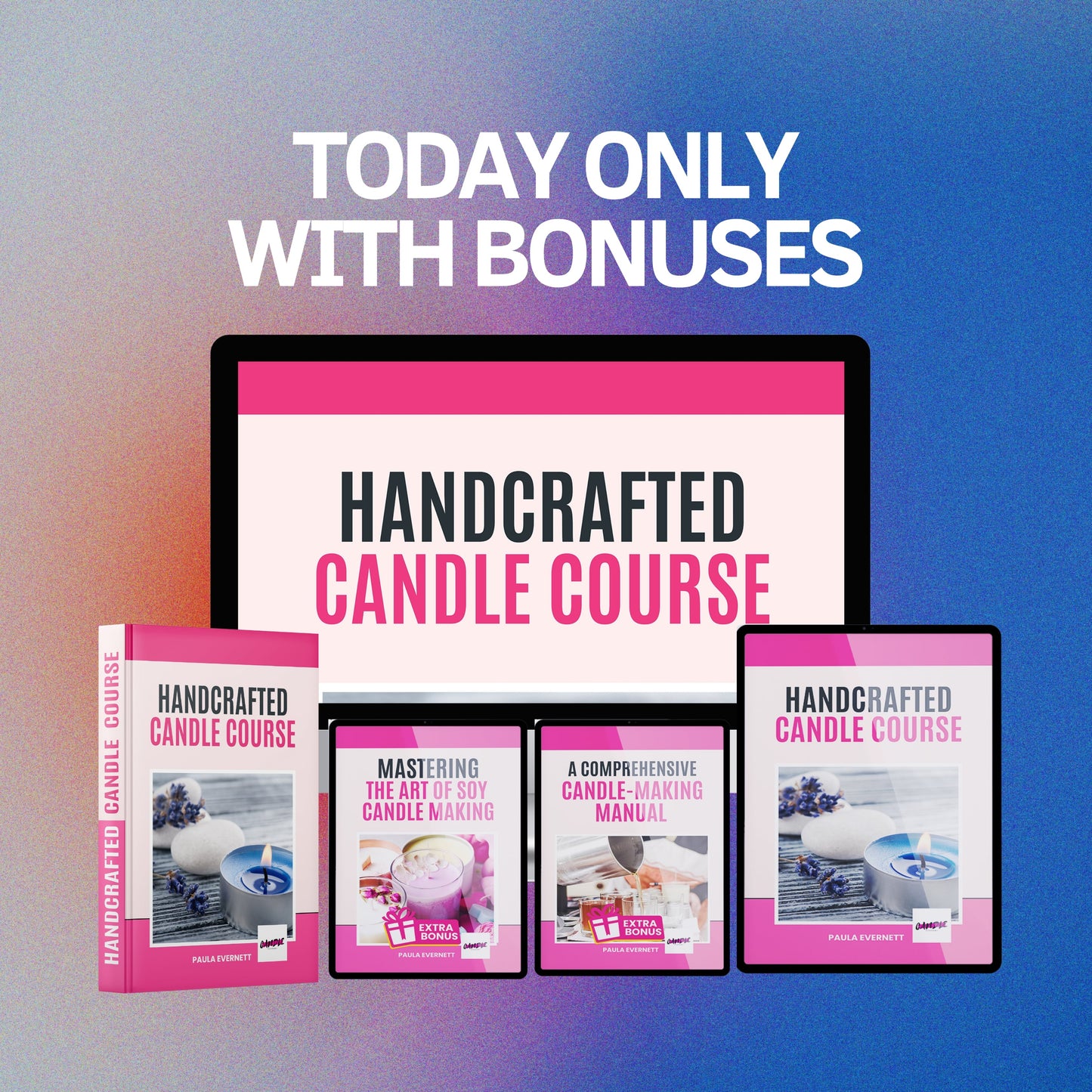 Handmade Candles Course (EBOOK) + BONUS – Digital